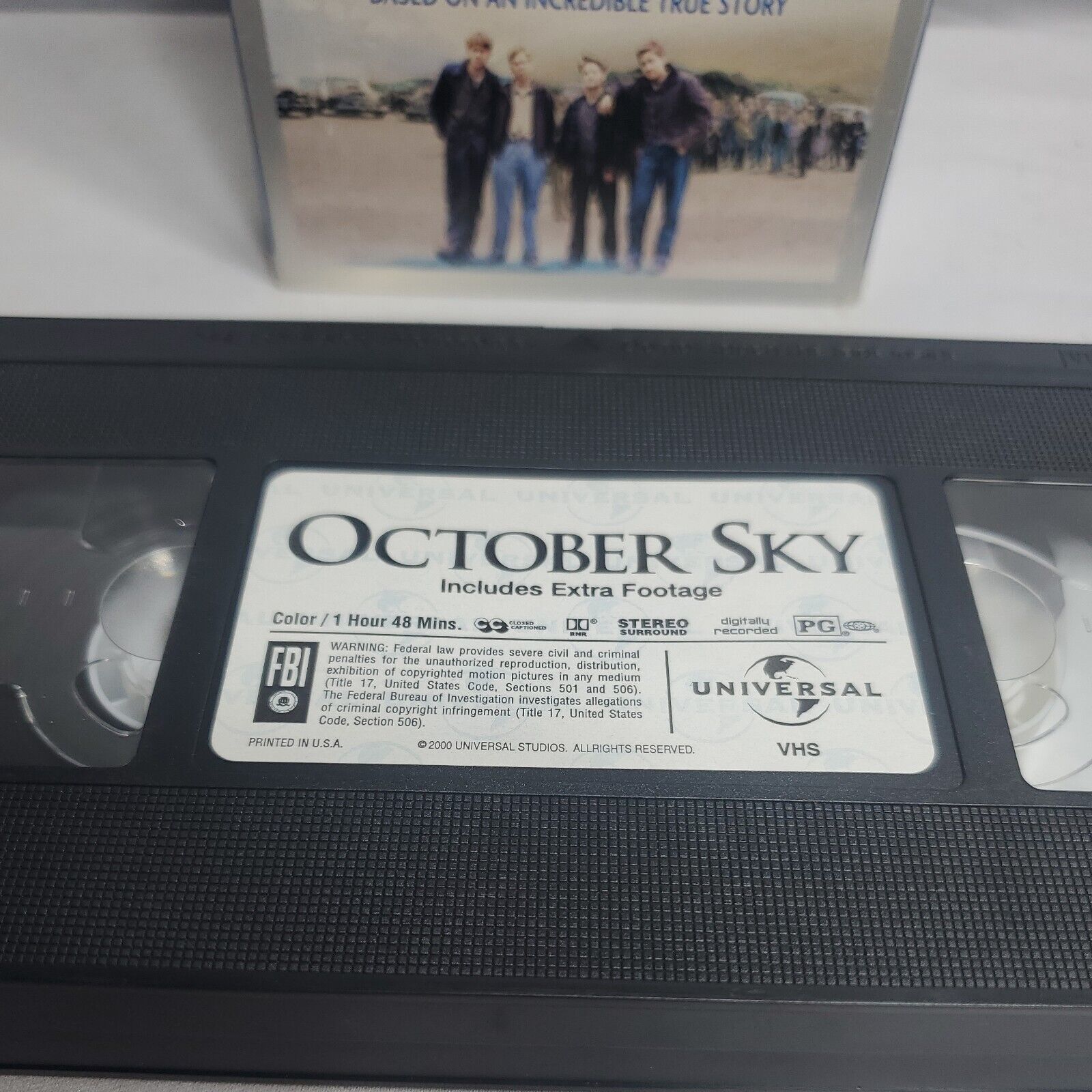 October Sky VHS Used VCR Video Tape Movie : Laura Dern Jake Gyllenhaal ...