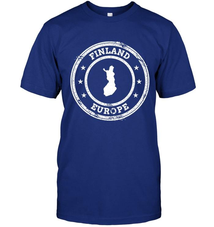 Finland Passport Stamp T Shirt T Shirts