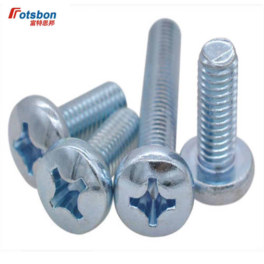 M8/M10 Cross Recessed Raised Counter Head Screws Phillips Pan Head ...