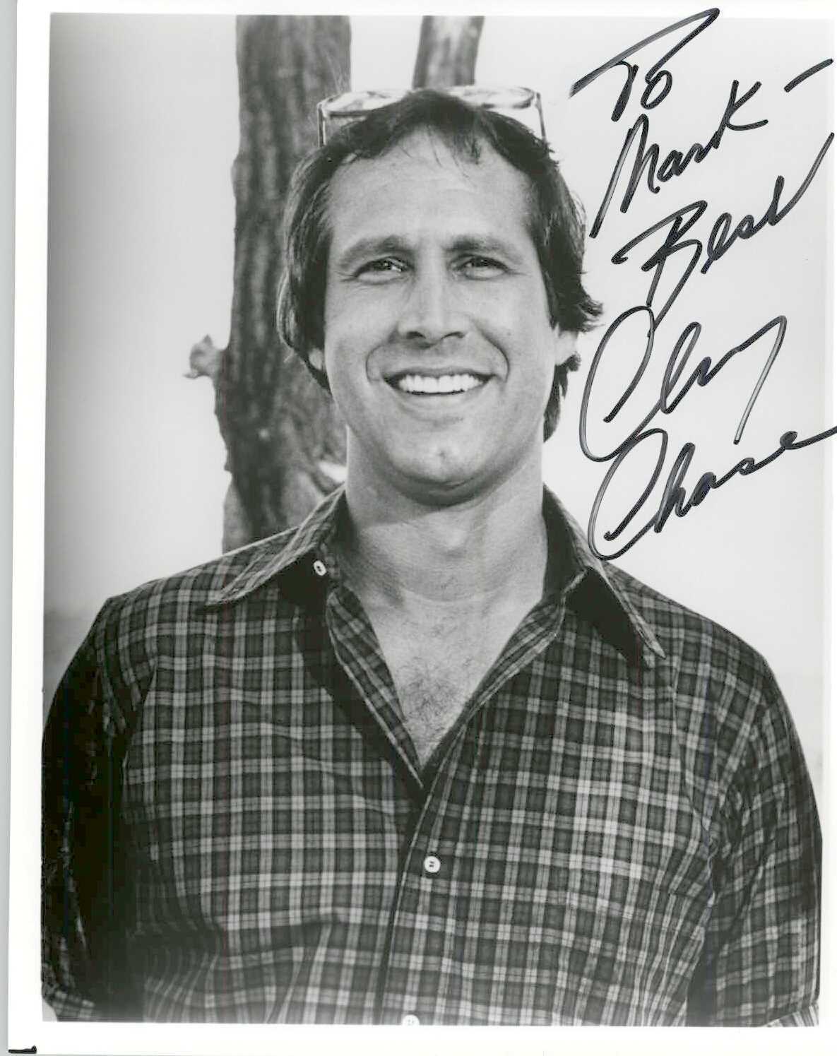 Chevy Chase Signed Autographed "Vacation" Glossy 8x10 Photo - Photographs
