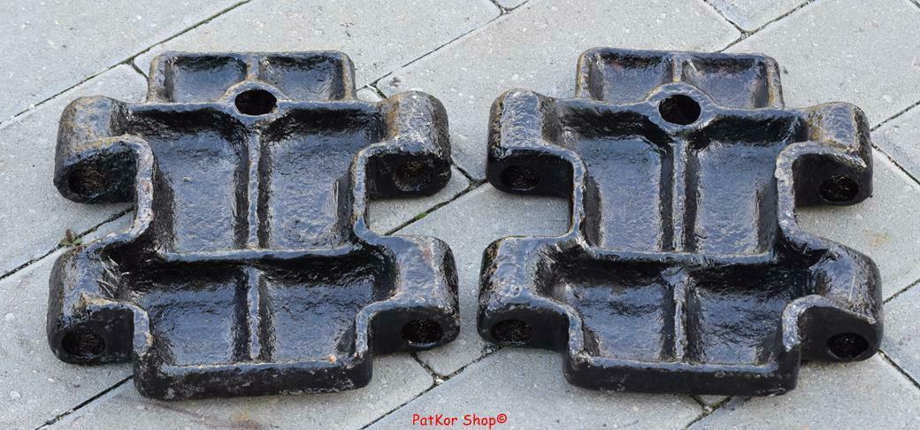 T-34 Soviet tank -track link 2 x 1/2 / 4980 - Other