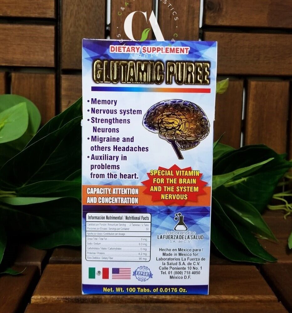 Puré Glutámico Vitaminas para el Cerebro Y and similar items