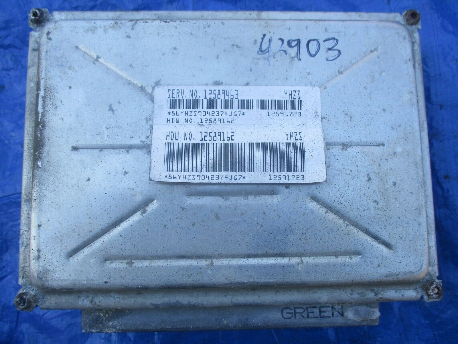2005 Chevy Silverado engine computer ECM ECU OEM 12589463 5.3L Delphi ...