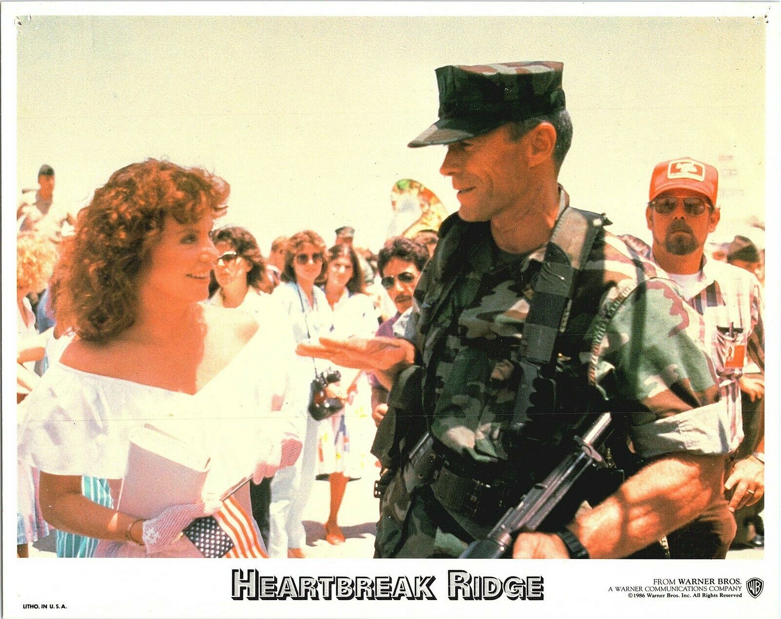 Heartbreak Ridge 1986 original 8x10 lobby card Clint Eastwood & Marsha Mason - Everything Else