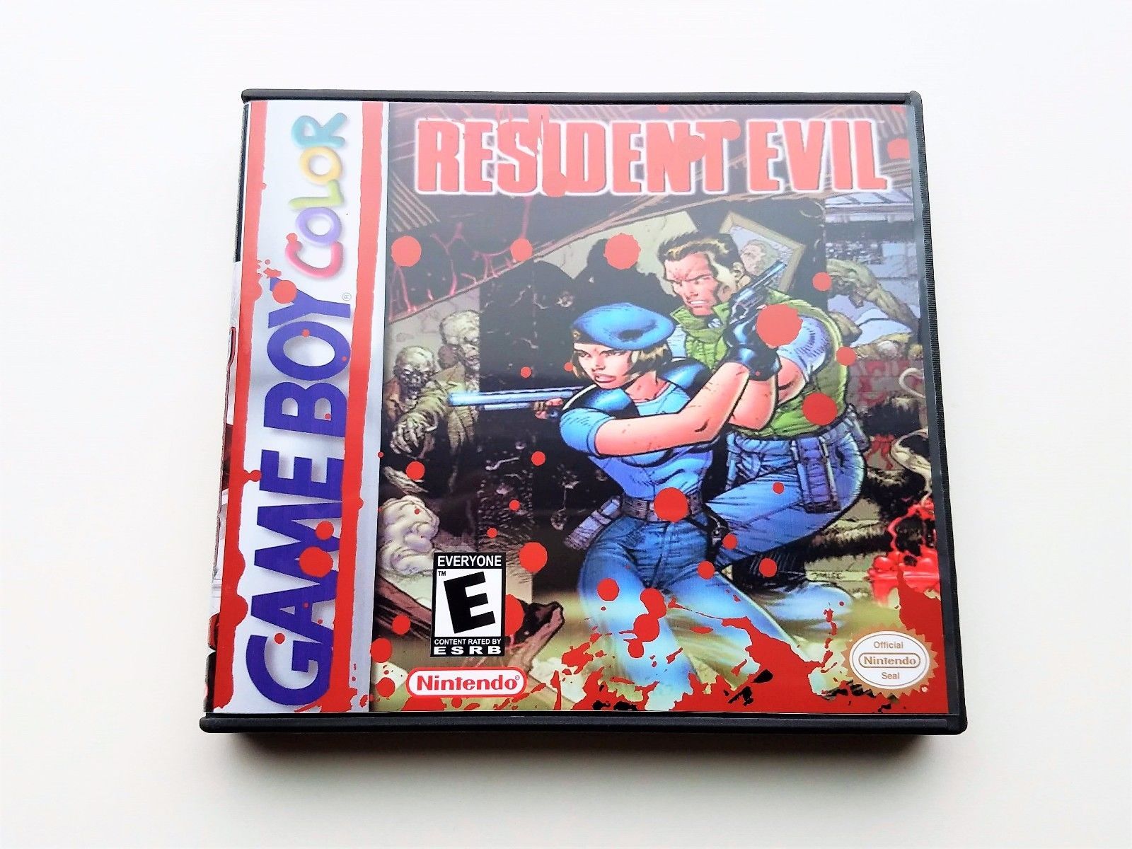 Resident Evil Gameboy Color - w/ Custom Case Unreleased Nintendo GBC ...