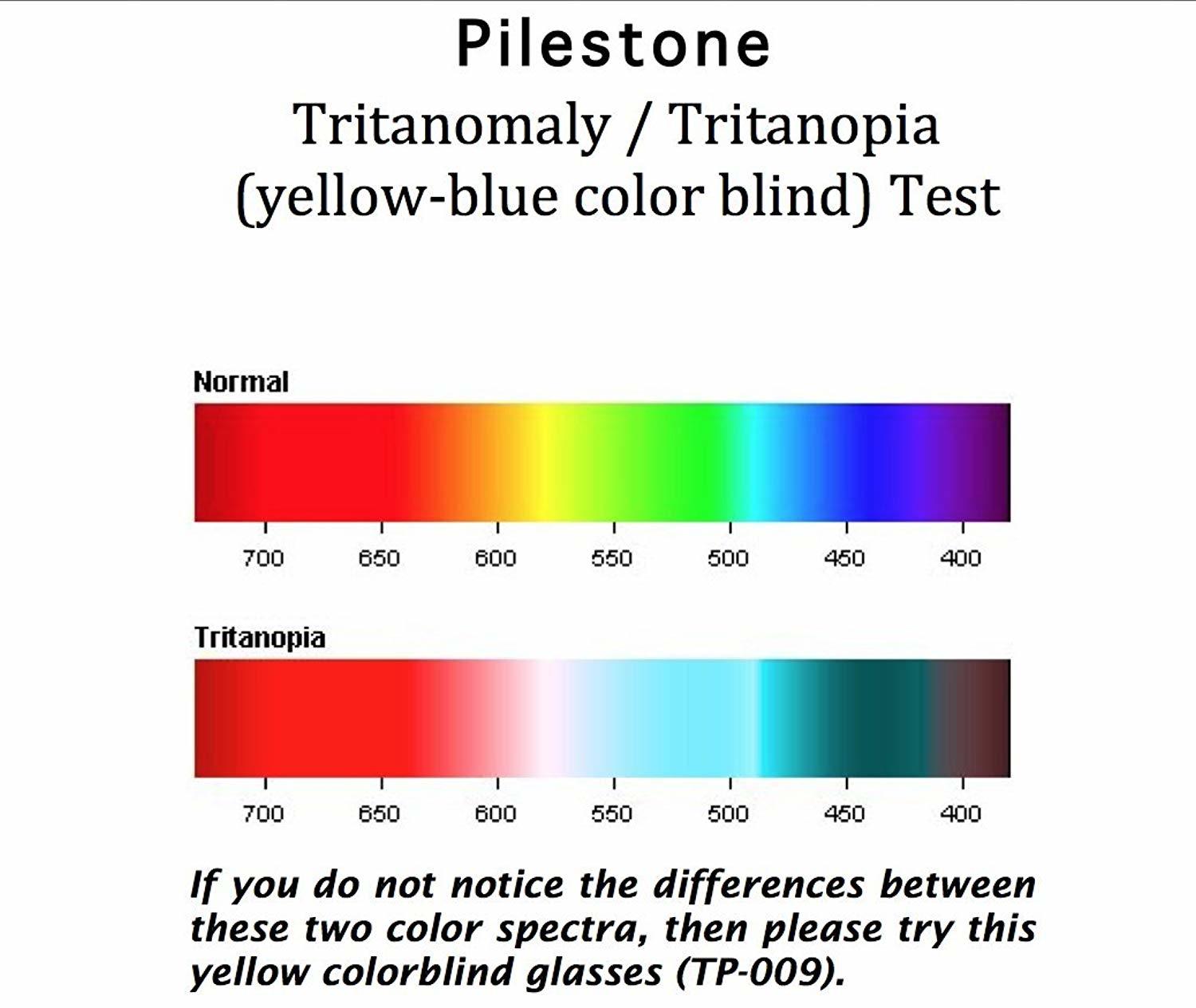 TP009 Yellow Color Blind Glasses Tritanomaly Tritanopia - Sunglasses ...