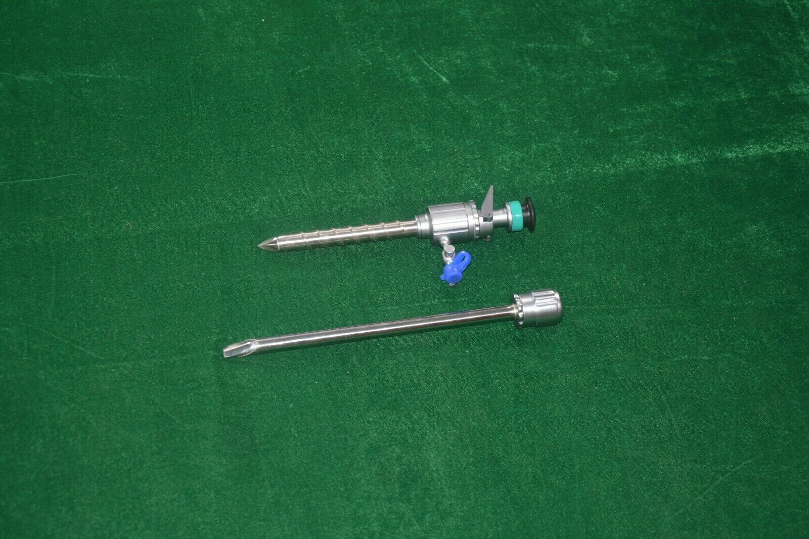 Laparoscopic Safety Trocar Blunt Obturator 7mm, Spiral Pyramidal Trocar ...