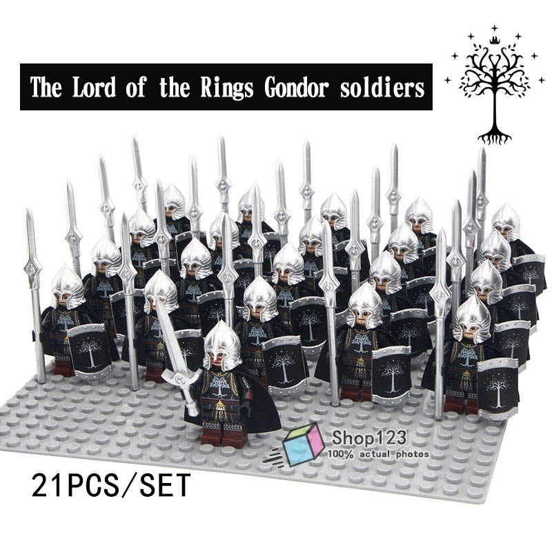 21pcs/set Gondor Soldiers The Lord of the Rings Return of the King ...