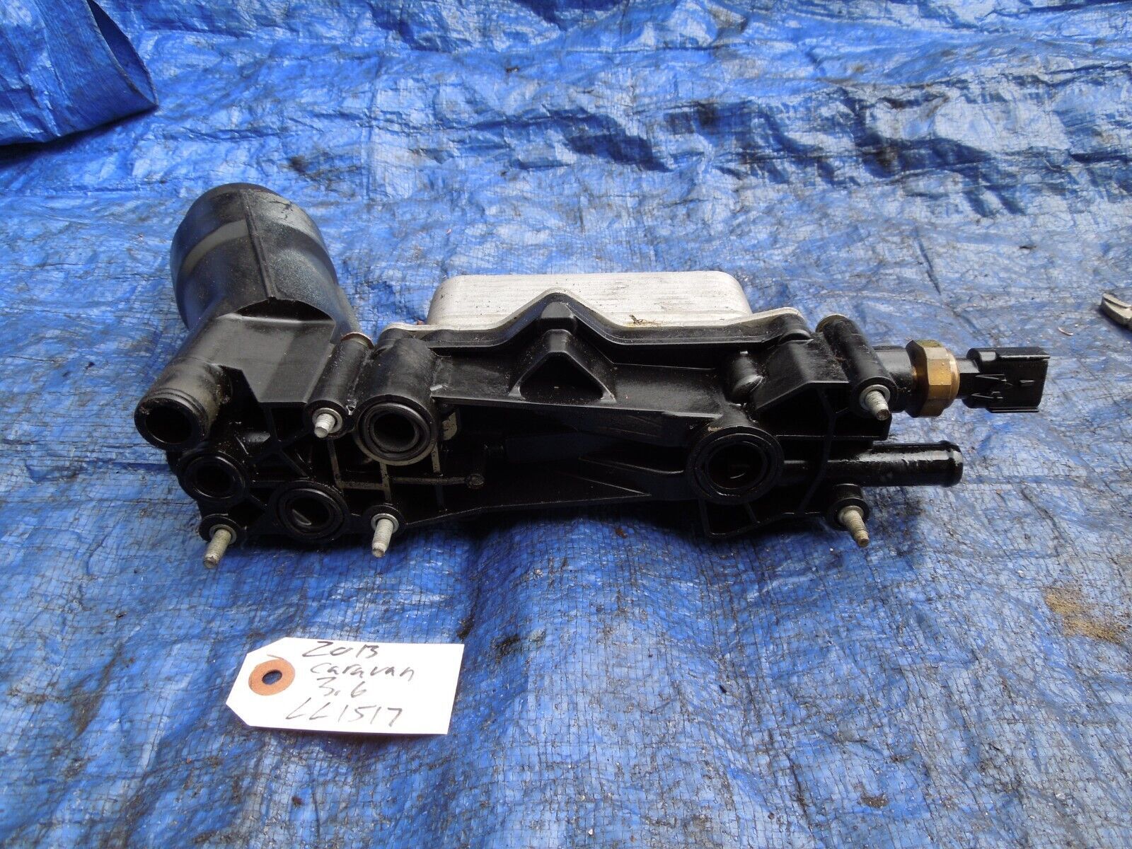 2013 Dodge Grand Caravan oil filter cooler housing OEM 05184294AE Town ...