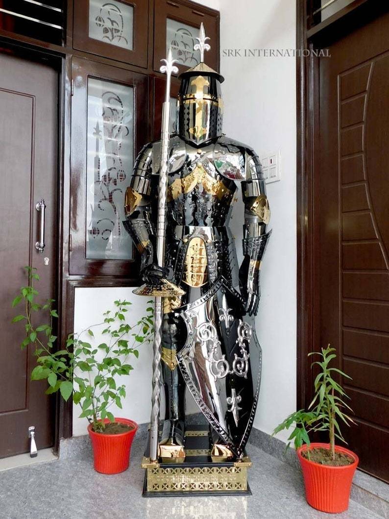 Medieval Rust free Stainless Steel full body Knight Antique Armor with ...