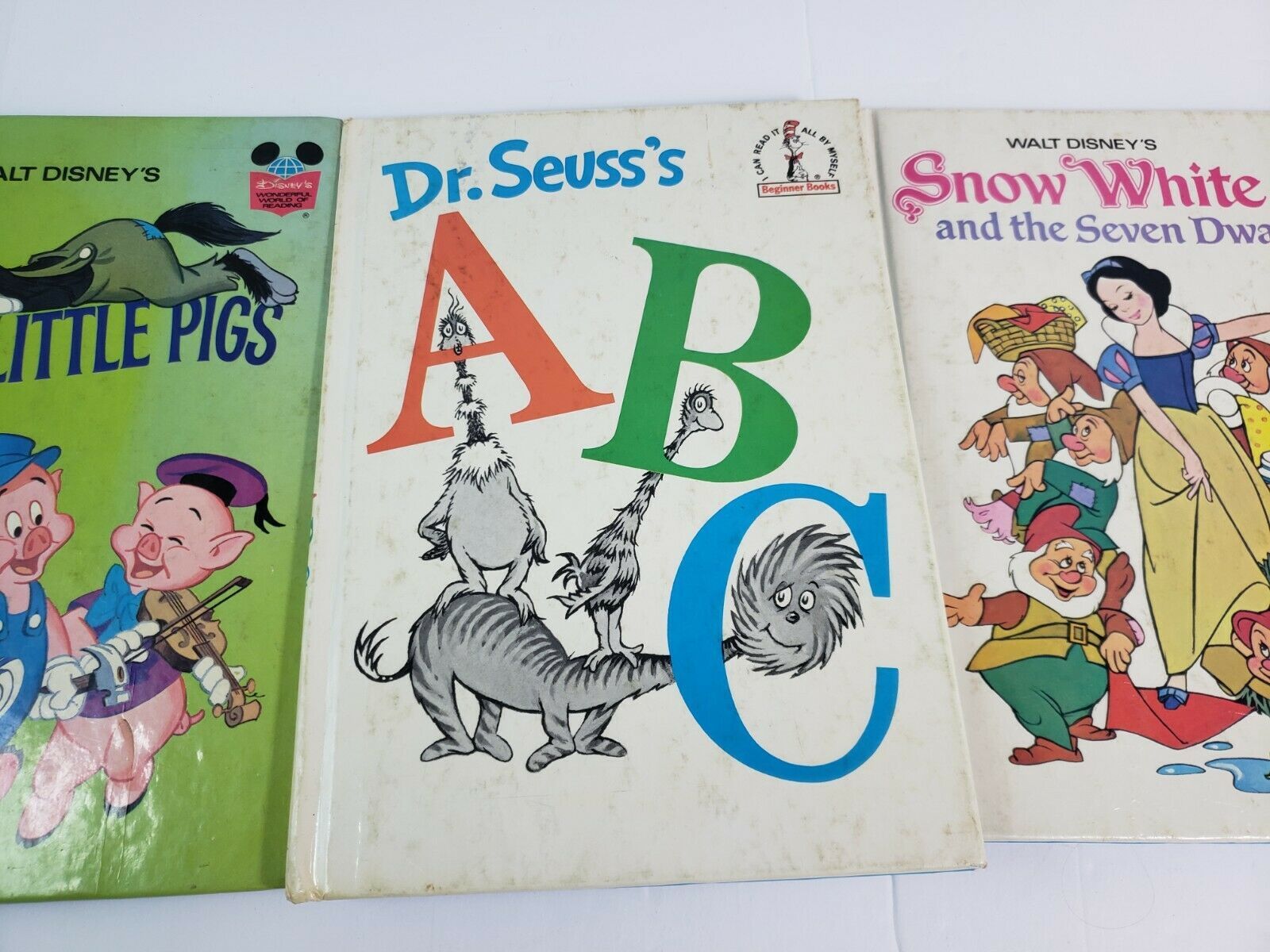 Vintage Dr. Seuss's ABC & Disney Snow White Hardcover Book with ...