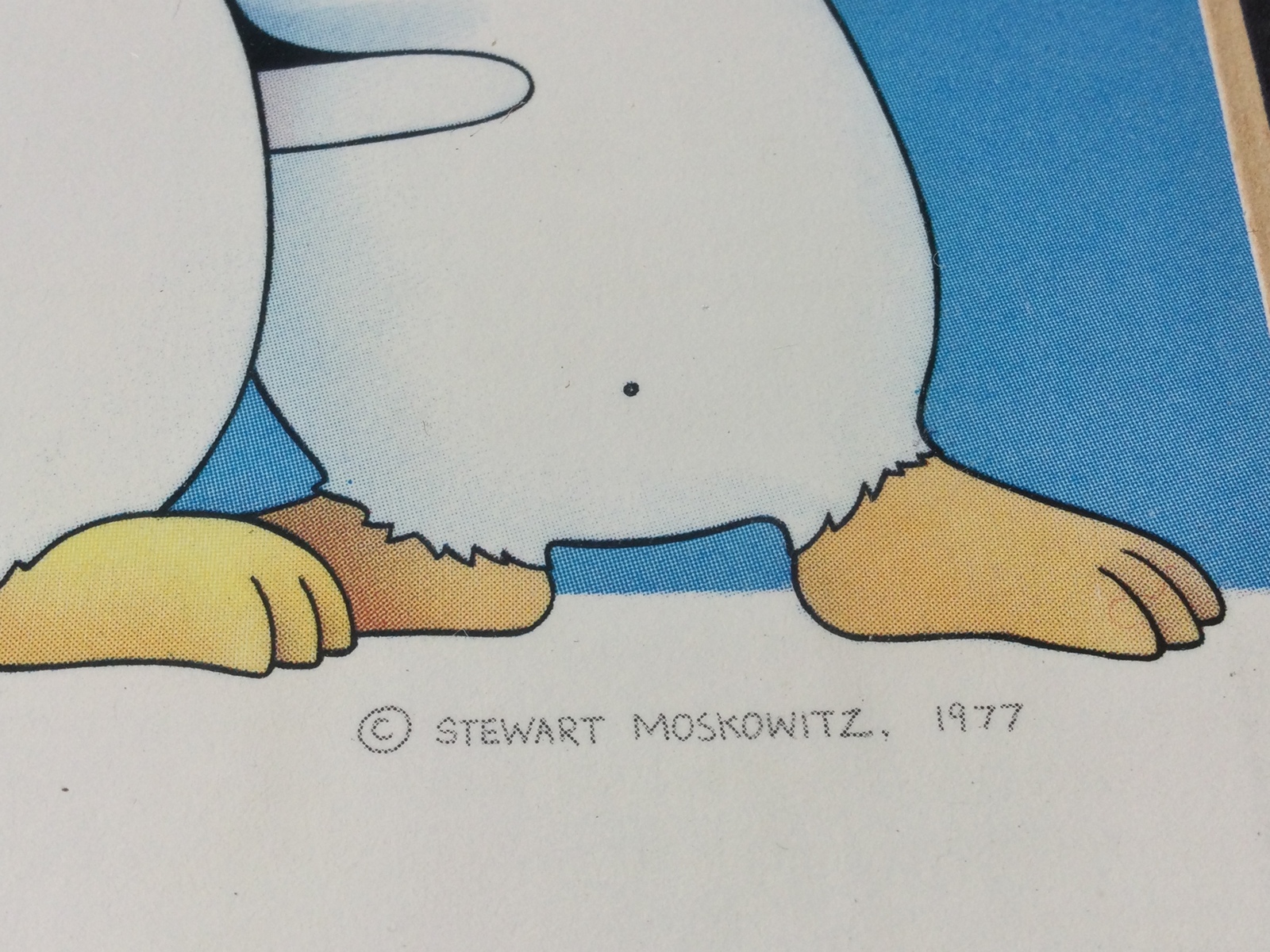 Stewart Moskowitz 1977 “The Corporation” Penguin Wall Art - Art