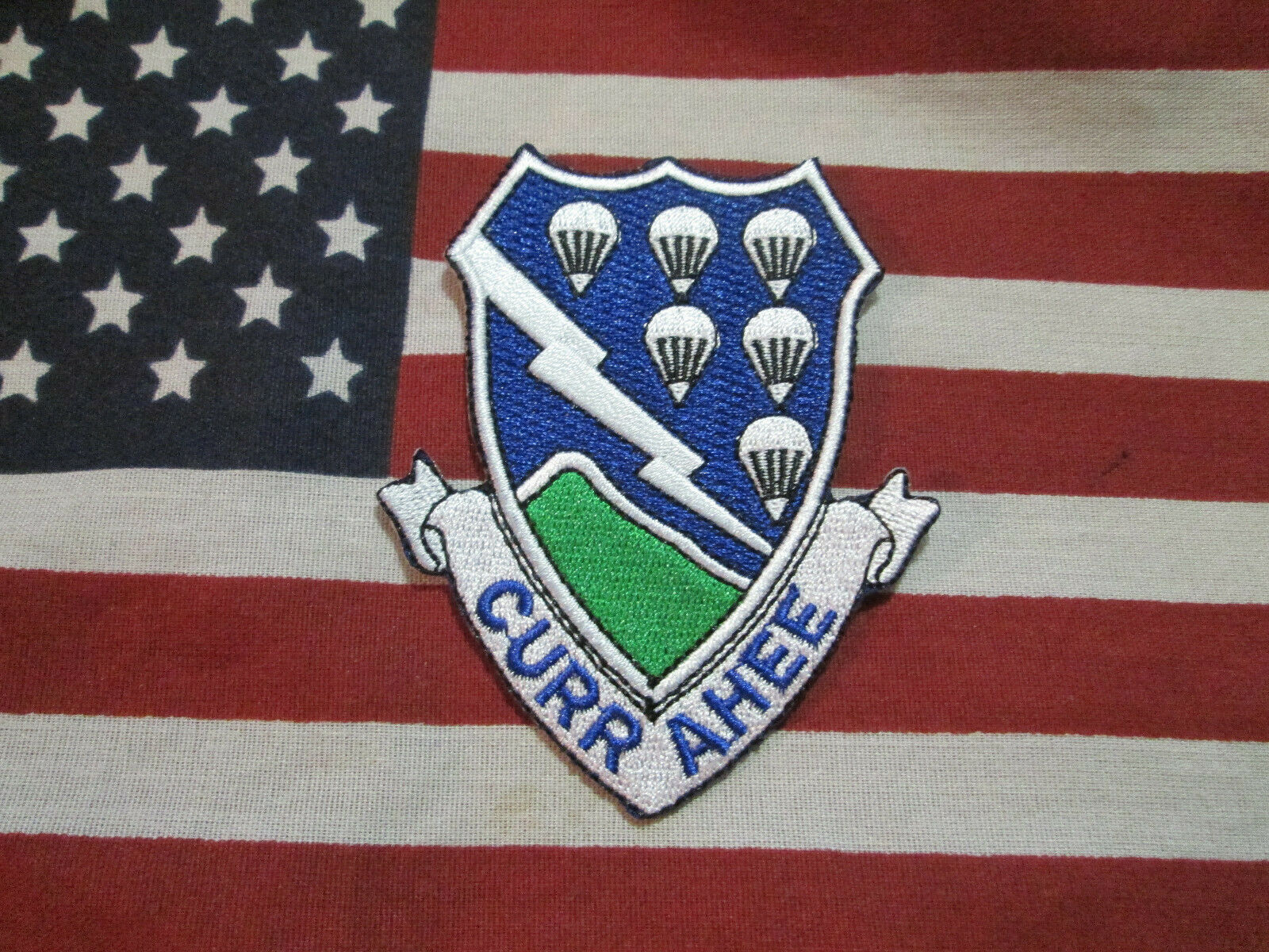 US Army 506th Parachute Infantry Regiment Pocket Patch Currahee c/e - Army