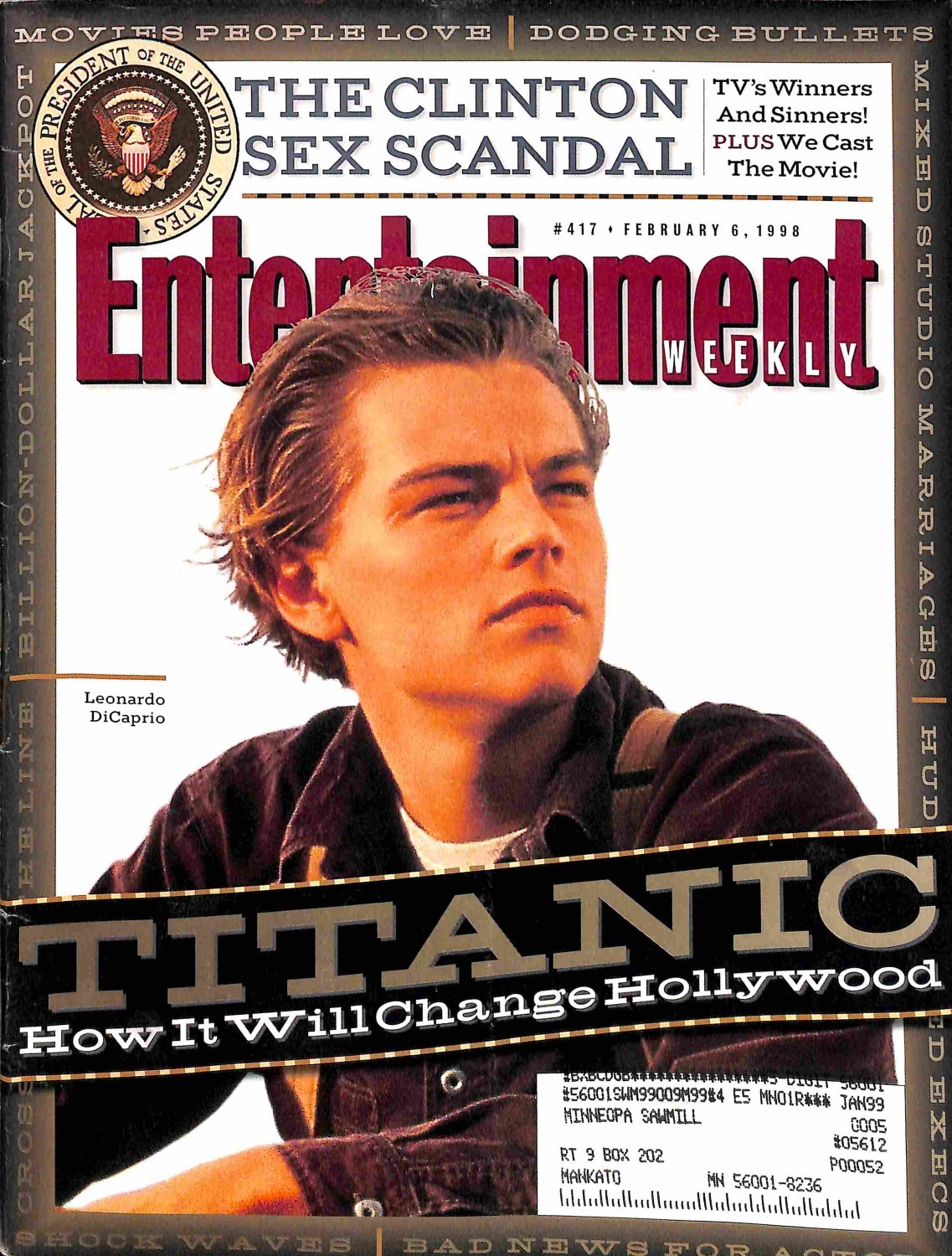 Entertainment Weekly, February 6 1998 - Magazine Back Issues