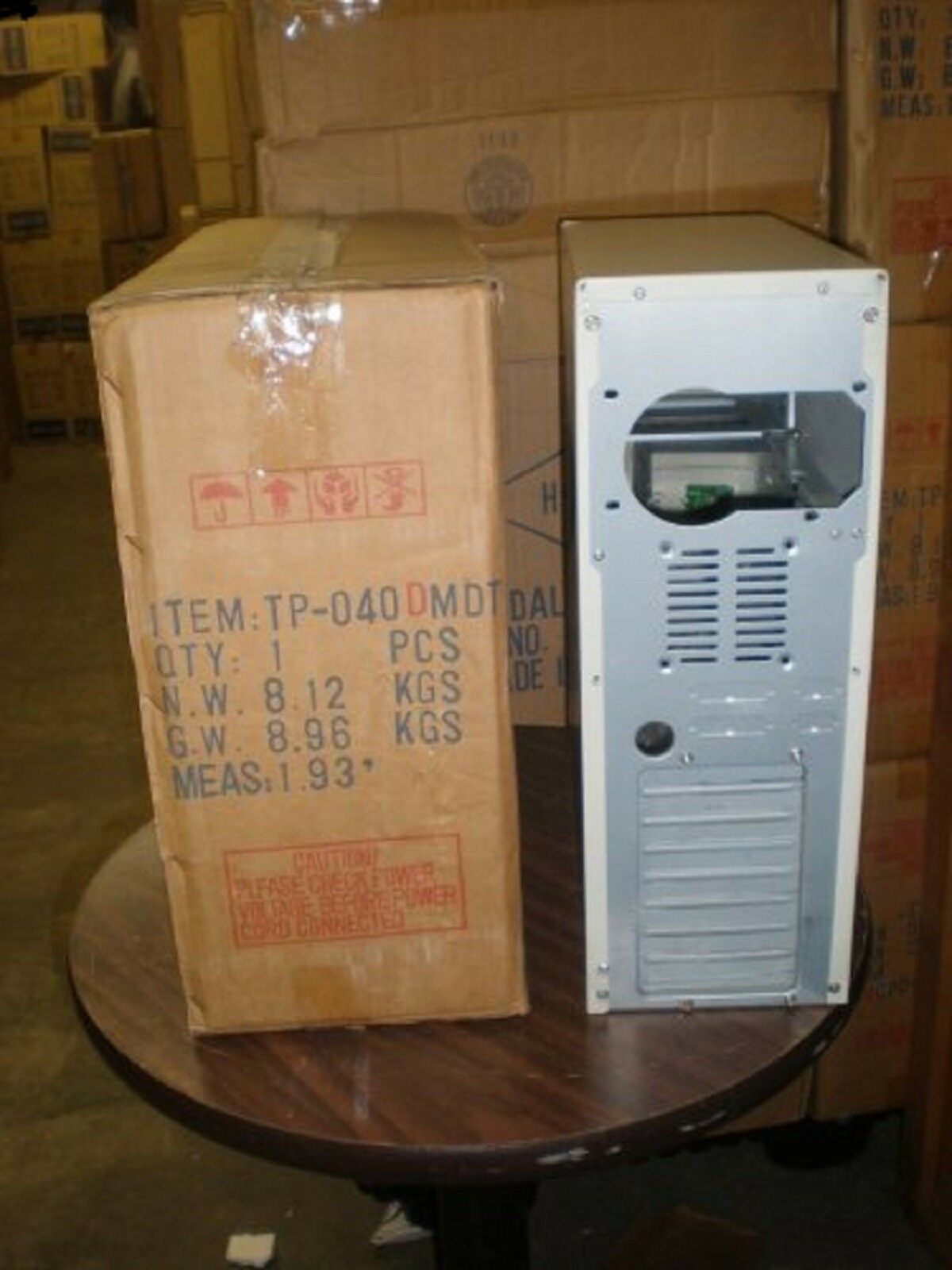 SMALL Vintage AT Computer Case MINI MID Tower Build PC 386 486 Pentium ...