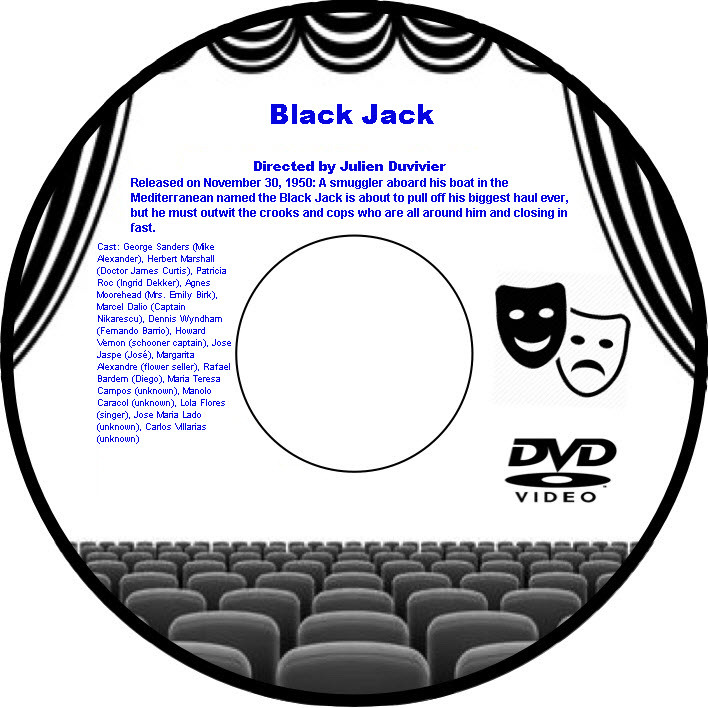 Black Jack 1950 DVD Film Adventure George Sanders Herbert Marshall ...