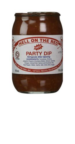 The Legendary HELL ON THE RED! (HOT)Texas Party Dip (4 Pack) - Dipping ...