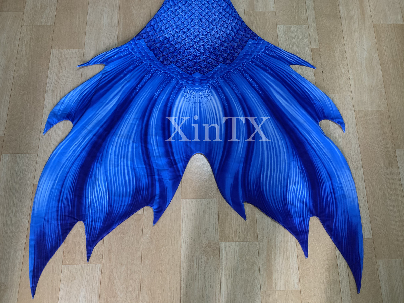 Royal Blue HD Big Mermaid Tail for Swimming Diving Show Mermaid Cosplay ...