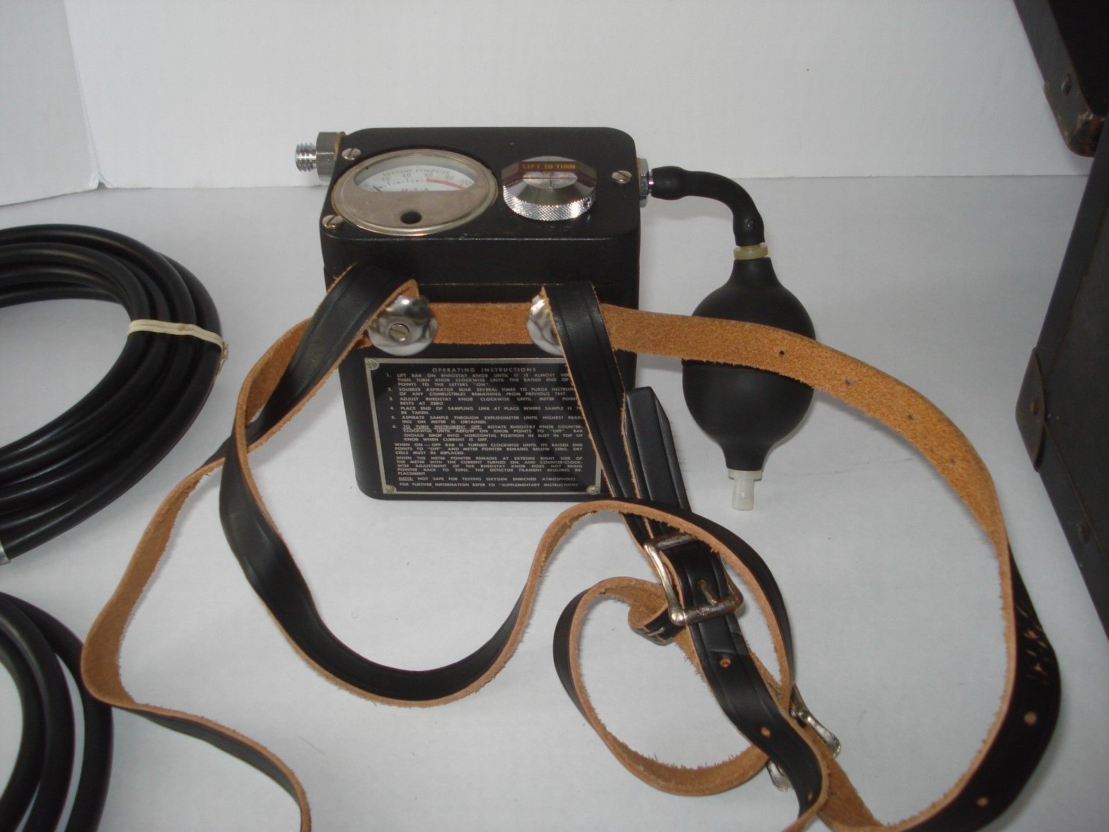 MSA Explosimeter 2A Combustible Gas Tester Measure Monitor Detector ...