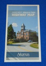 BRAND NEW HUGE 2016-17 ARKANSAS STATE HIGHWAY MAP - EXCELLENT REFERENCE ...
