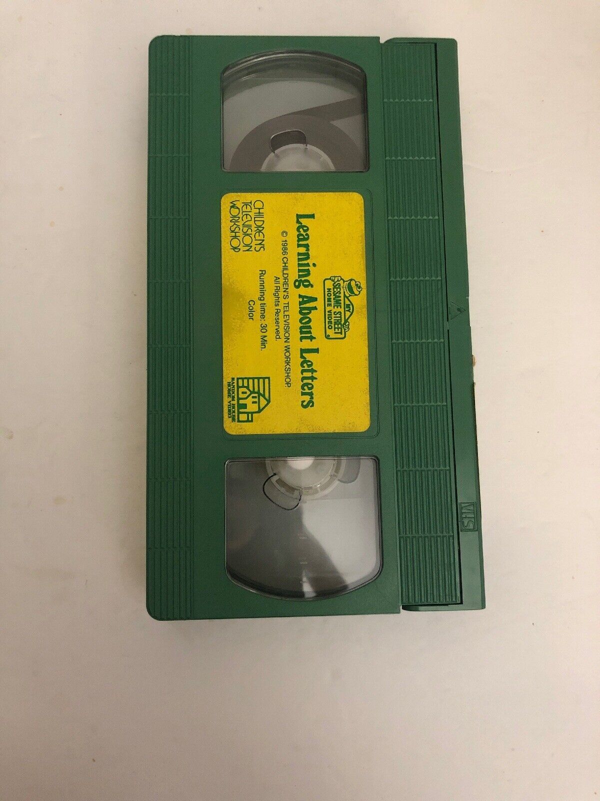 Sesame Street LEARNING ABOUT LETTERS VHS 1986-TESTED-RARE VINTAGE-SHIPS ...