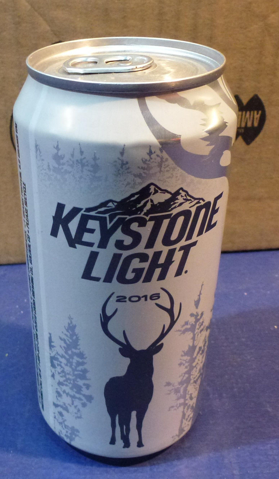 Keystone Light GREAT WHITE STONE Beer Can Hunt 2016 Tab in Tact deer ...