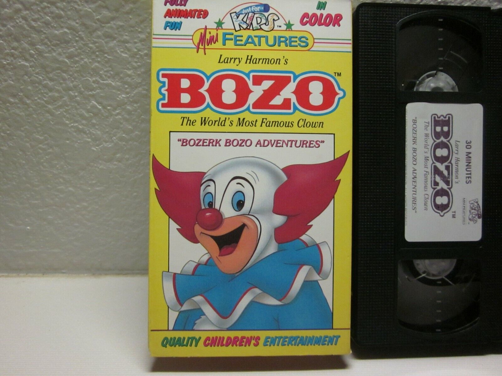 Larry Harmon's Bozo the World's Most Famous Clown Bozerk VHS Video Tape ...