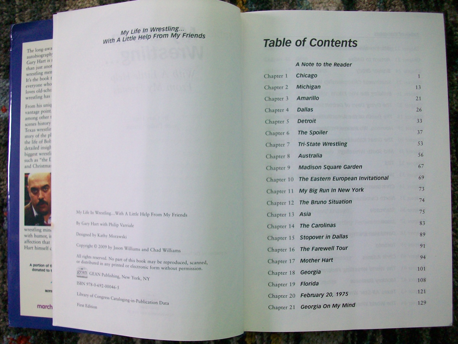 Playboy Gary Hart My Life in Wrestling Hardcover Book Philip Varriale ...