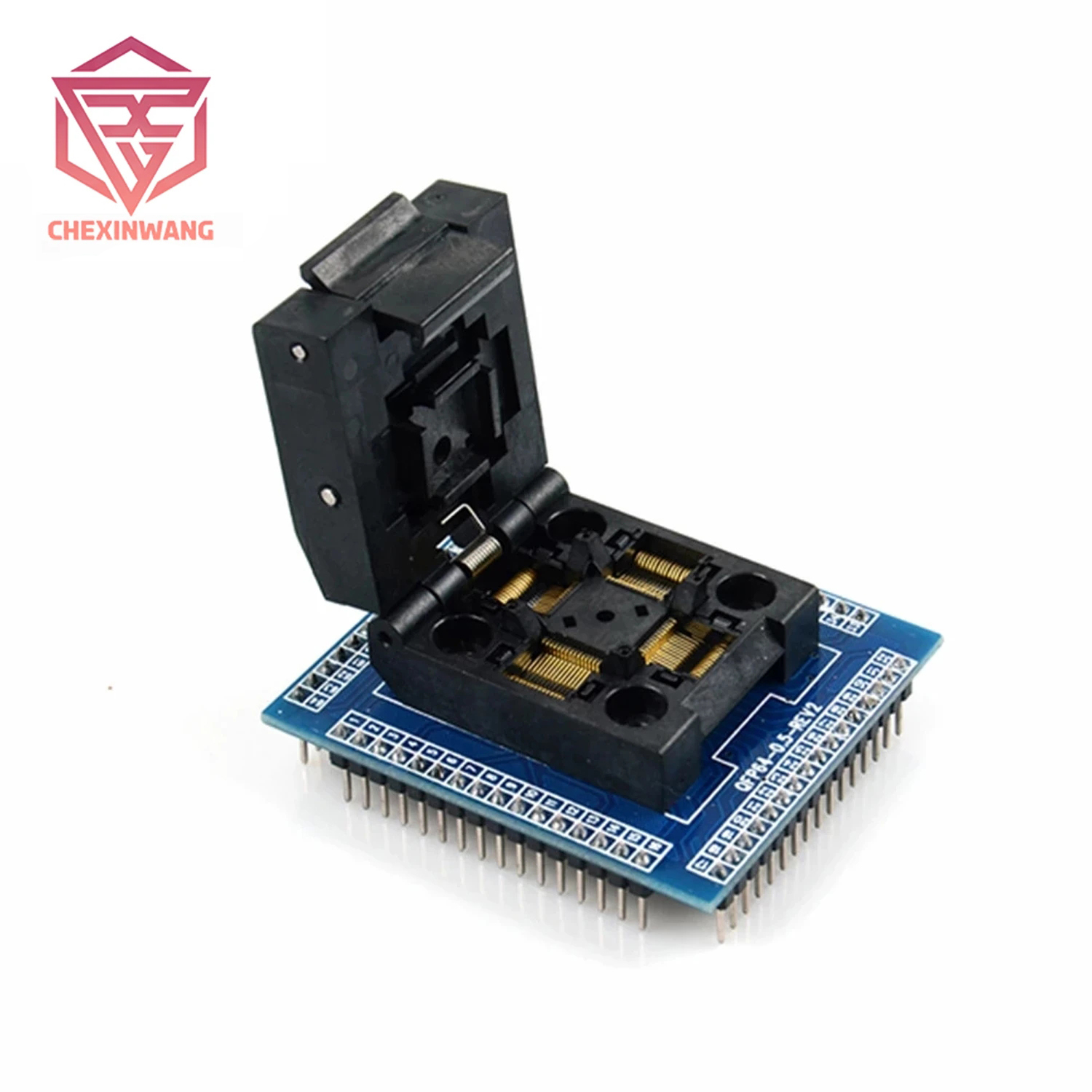 STM32 QFP64 socket NEW QFP64 TQFP64 LQFP64 socket adapter IC test ...