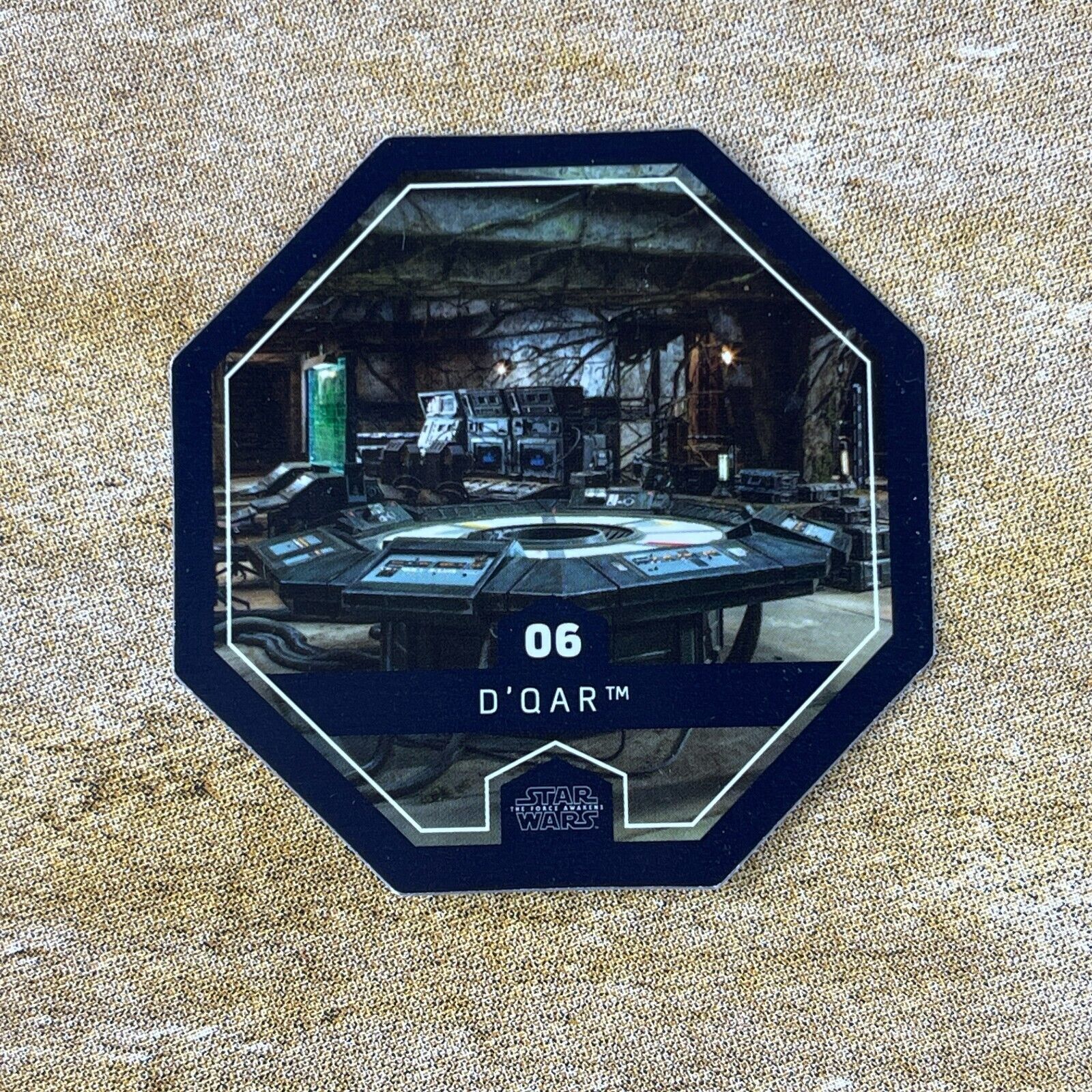 Star Wars Cosmic Shells Cards D'Qar Card #6 BI-LO Winn-Dixie Disney ...