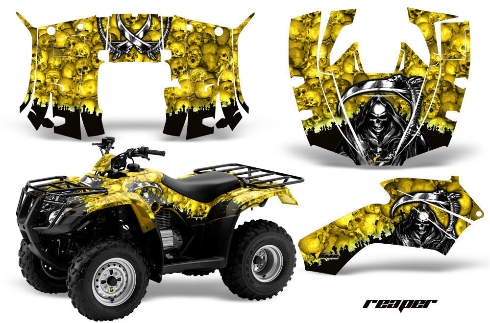 ATV Decal Graphics Kit Quad Wrap For Honda FourTrax Recon 2005-2018 ...