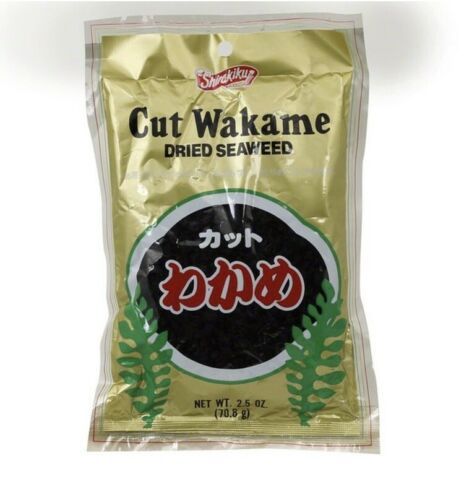 shirakiku cut wakame dried seaweed 2.5 oz - Dried & Smoked Seafood