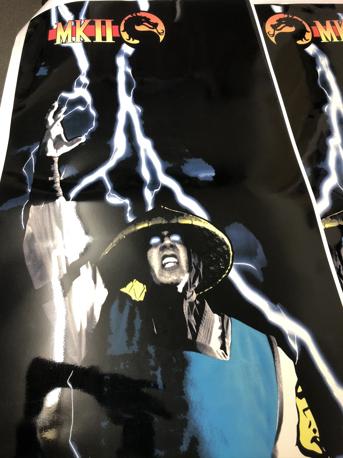 ARCADE1UP,ARCADE 1UP Mortal Kombat Raiden Arcade Design Vinyl art ...