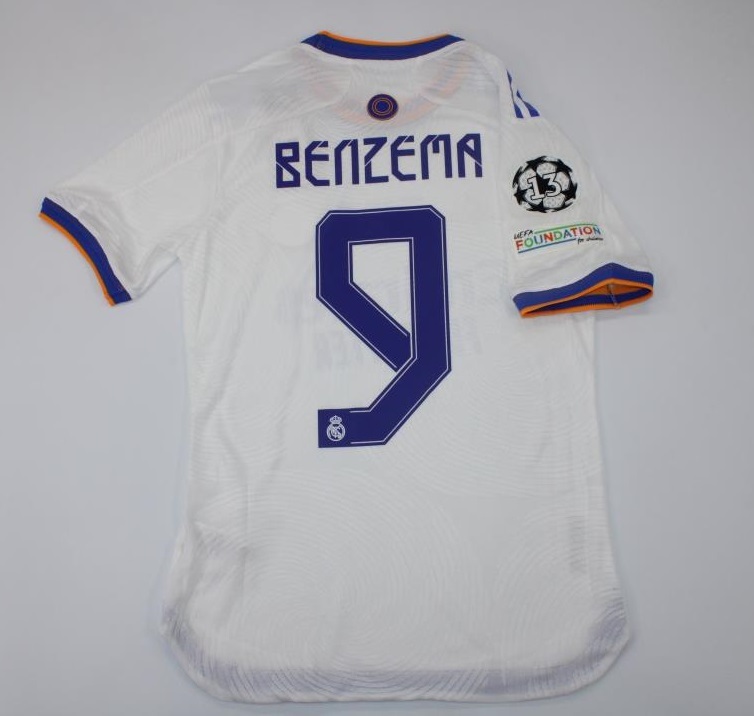 real madrid jersey 2021 2022 shirt benzema champions league final ...