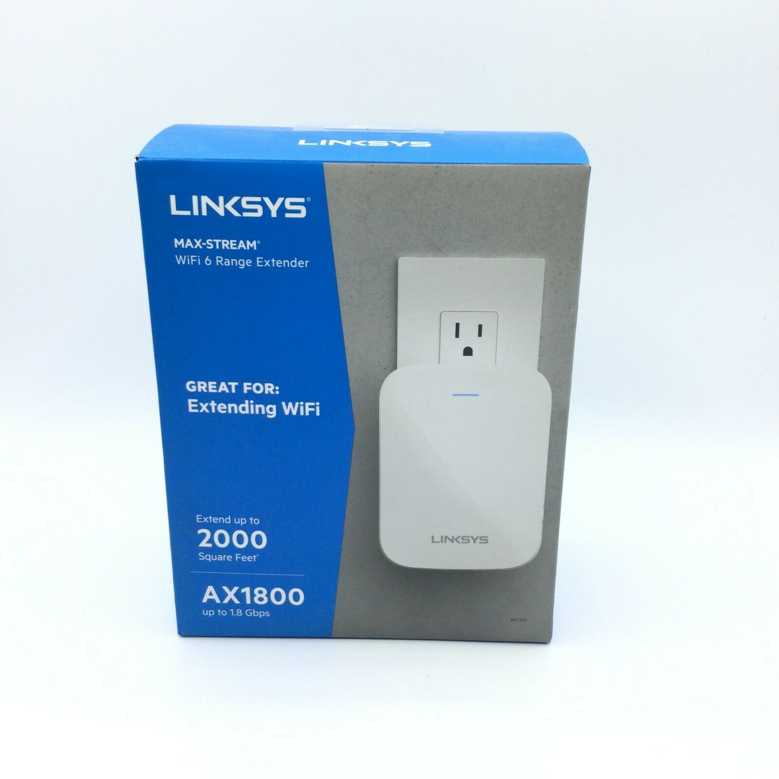 Linksys Max-Stream Wi-Fi 6 Range Extender AX1800 RE7350 NEW - Boosters ... Linksys Max-Stream Wi-Fi 6 Range Extender AX1800 RE7350 NEW - Boosters ...