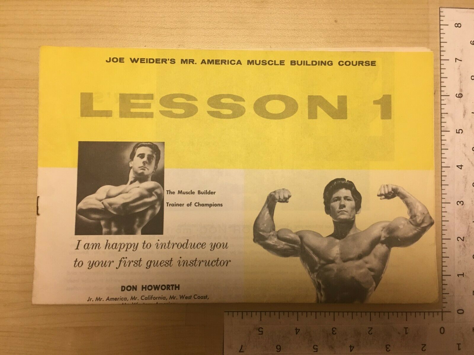 Joe Weider's Mr. America Muscle Building Course Lesson 1 to 7 ...