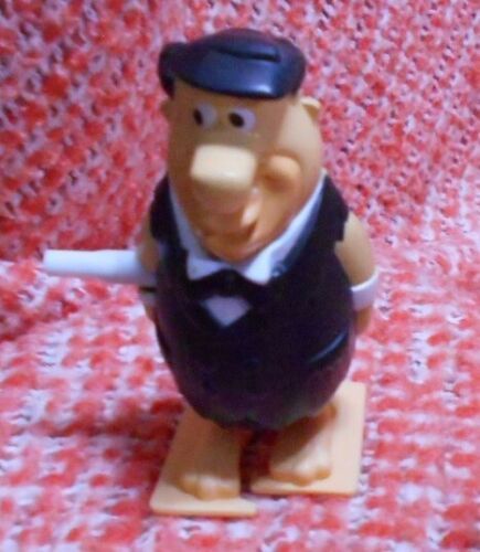 Fred Flintstone Burger King Plastic Tuxedo Wind Up Walking Toy Vintage ...