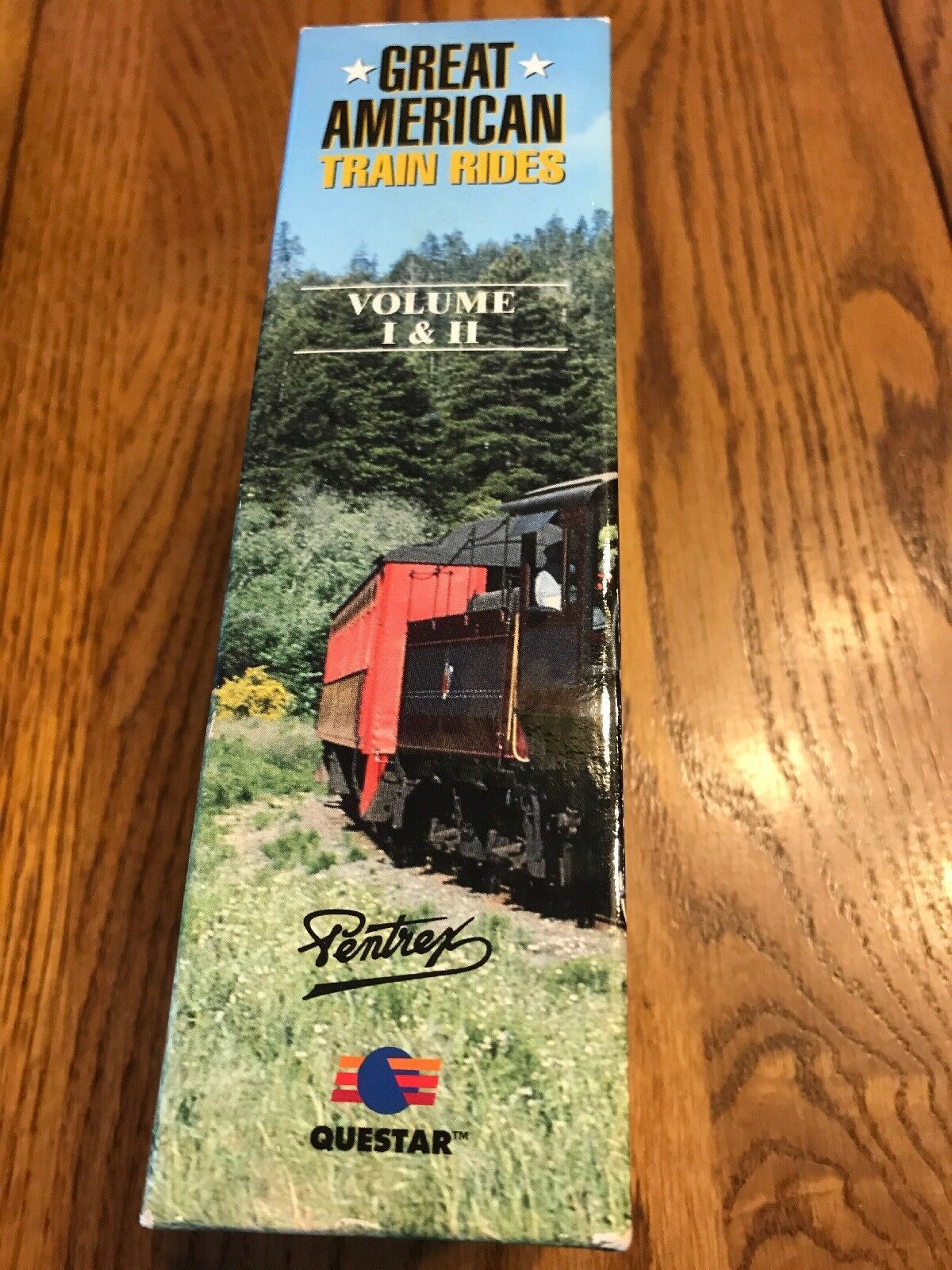 Great american train rides volume I & II (vhs, 1994, 2-tape) ships n ...