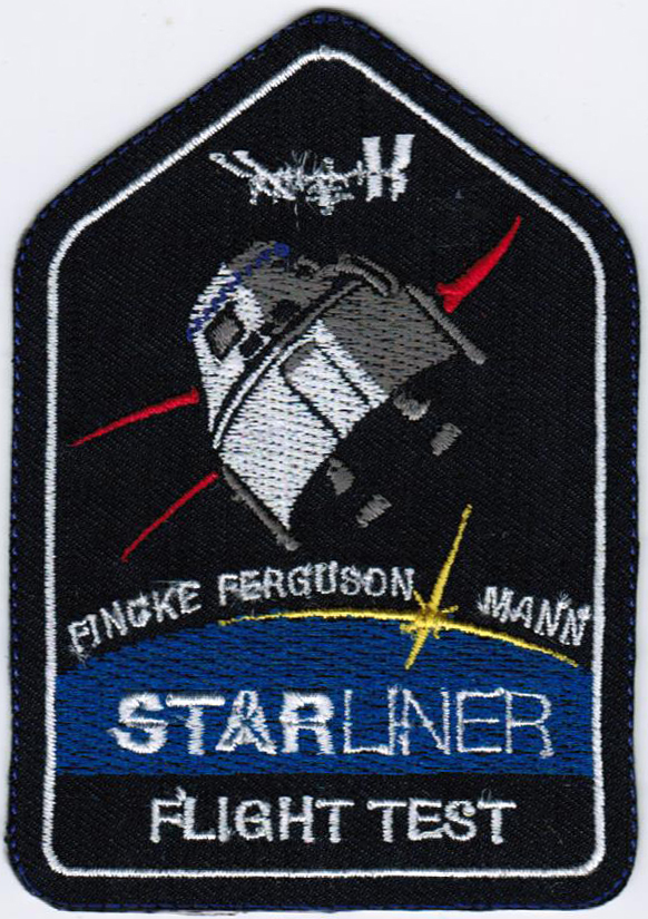 Space Flights CST-100 Boe-CFT Starliner Flight Test USA Badge ...
