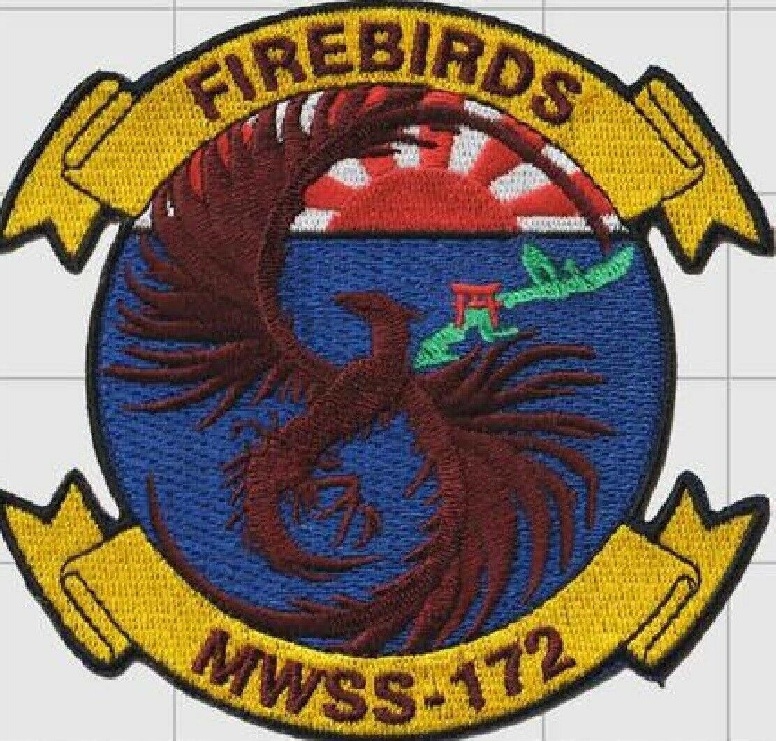 Officially Licensed USMC MWSS-172 Firebirds Patch - Marine Corps