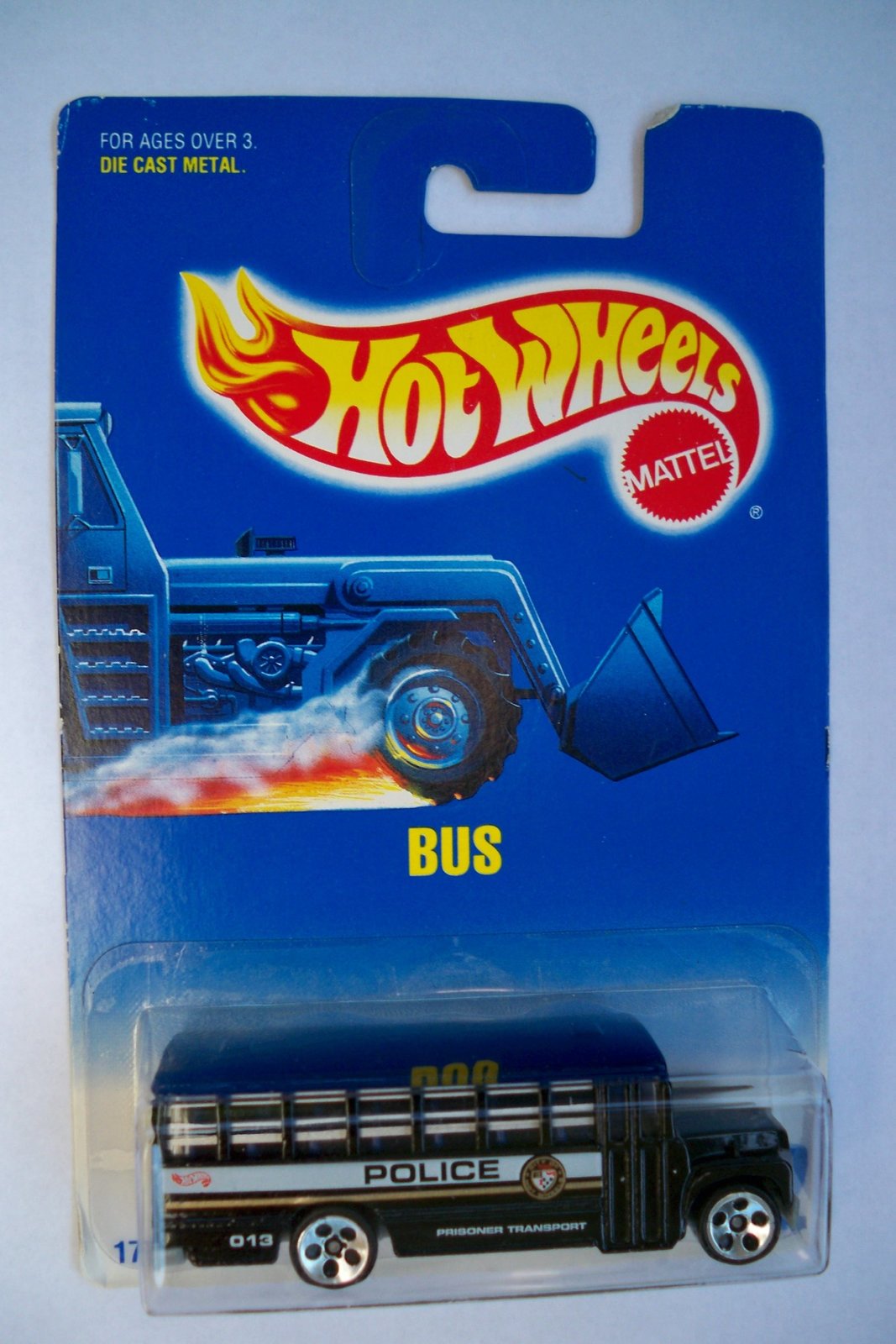 Hot Wheels 1992 #72 Bus with Police Tampos - Toys & Hobbies