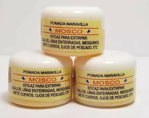 "MOSCO" POMADA MARAVILLA Para callos, uñas enterradas,mesquinos, siete ...