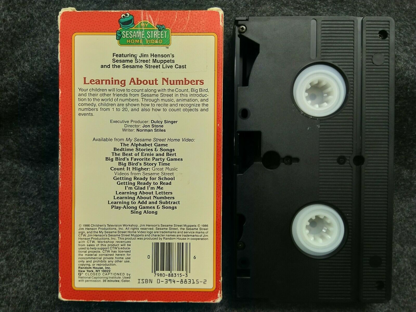 VHS Sesame Street - Learning About Numbers (VHS, 1996) - VHS Tapes