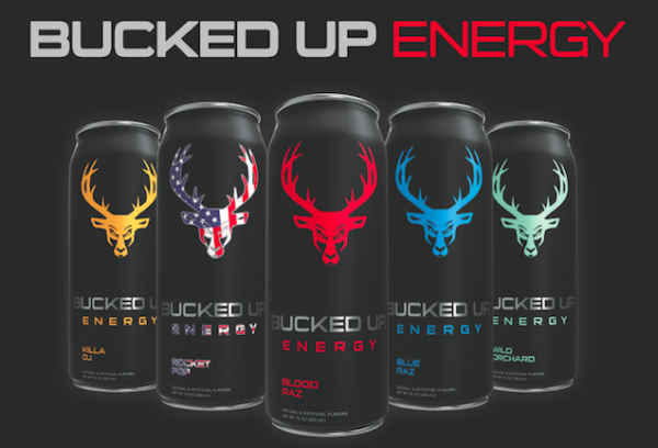 Bucked Up Energy Zero Sugar Energy Drink 16 ounce cans (Mango Tango, 6 ...