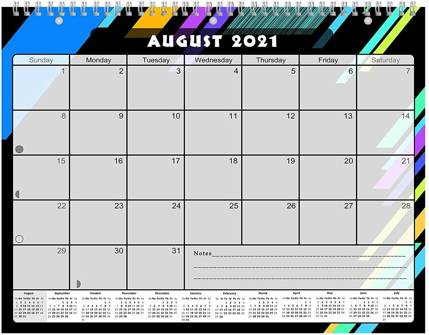 2021 - 2022 Academic Year 12 Months Student Calendar / Planner (Edition ...