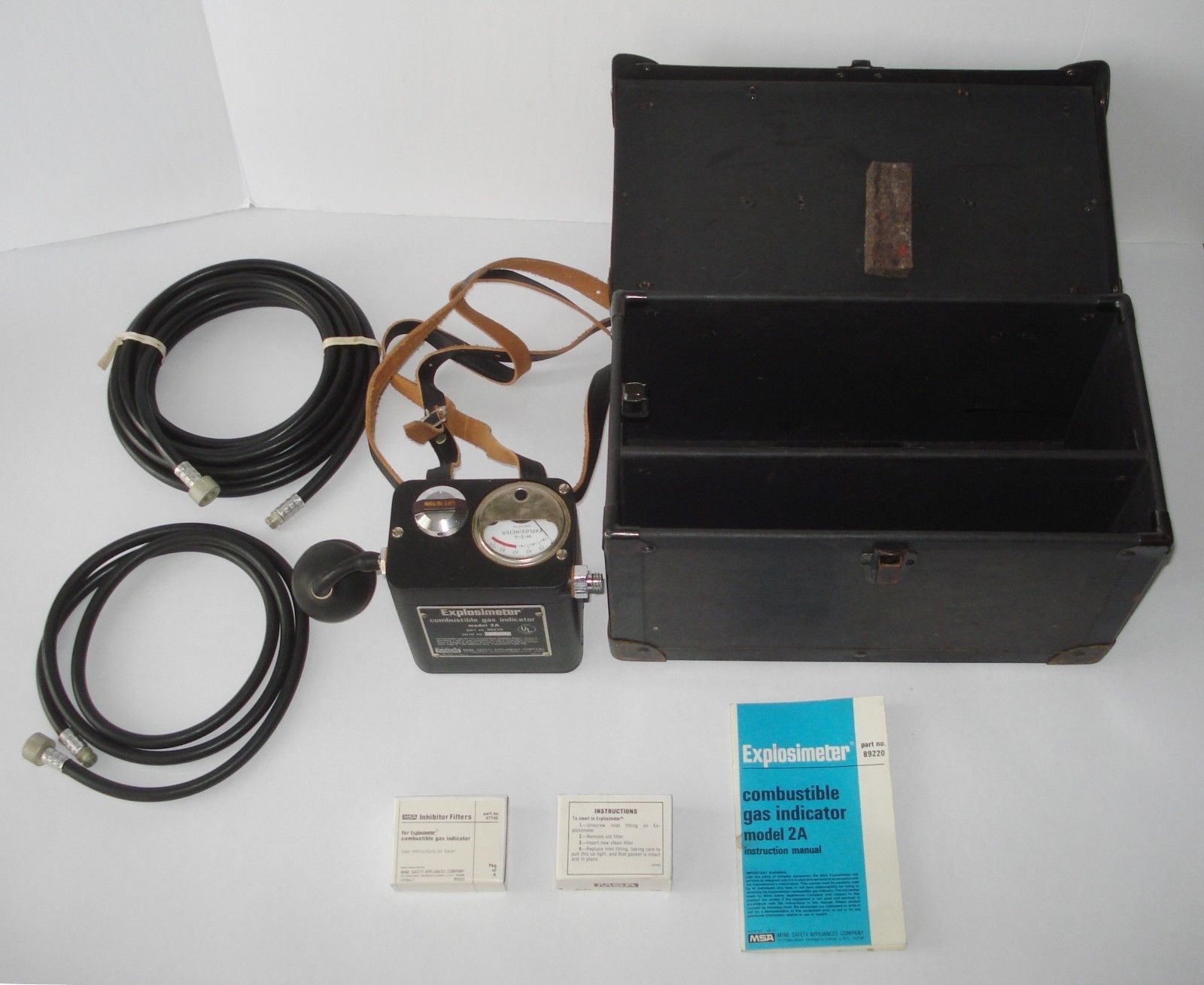MSA Explosimeter 2A Combustible Gas Tester Measure Monitor Detector ...