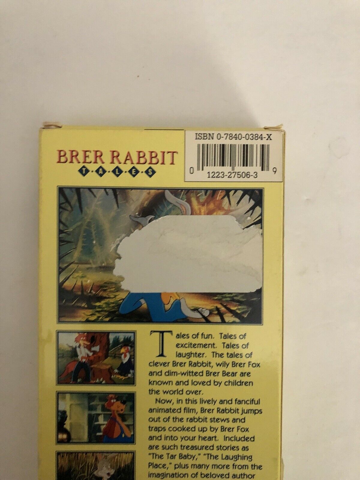 Brer Rabbit Tales(VHS 1993)TESTED-RARE VINTAGE COLLECTIBLE-SHIPS N 24 ...