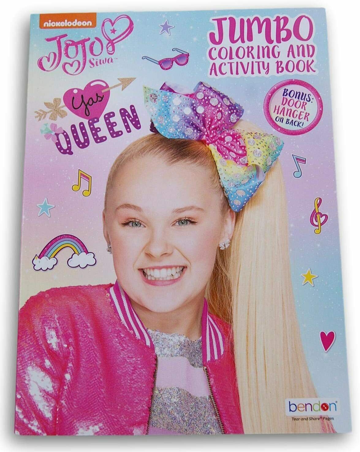 JoJo Siwa ''Yas Queen'' Coloring and Activity Book with Bonus - Books ...