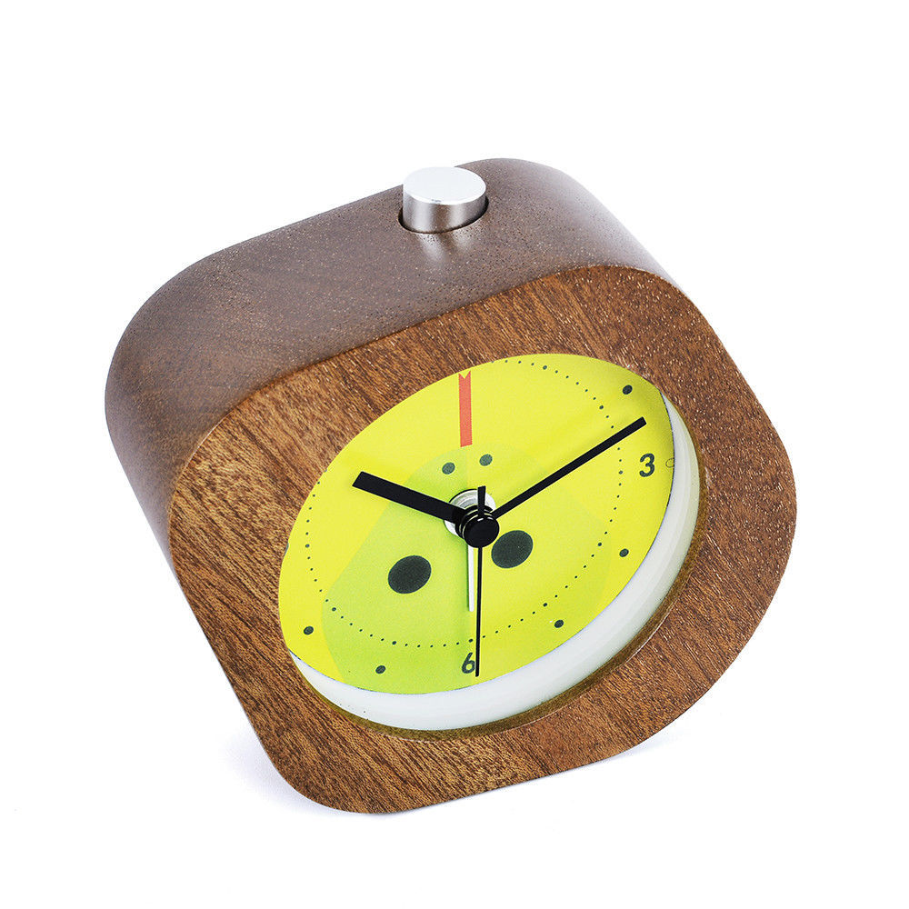 FIBISonic® Chinese Zodiac Wooden Snooze Night Light Snake Alarm Clock ...