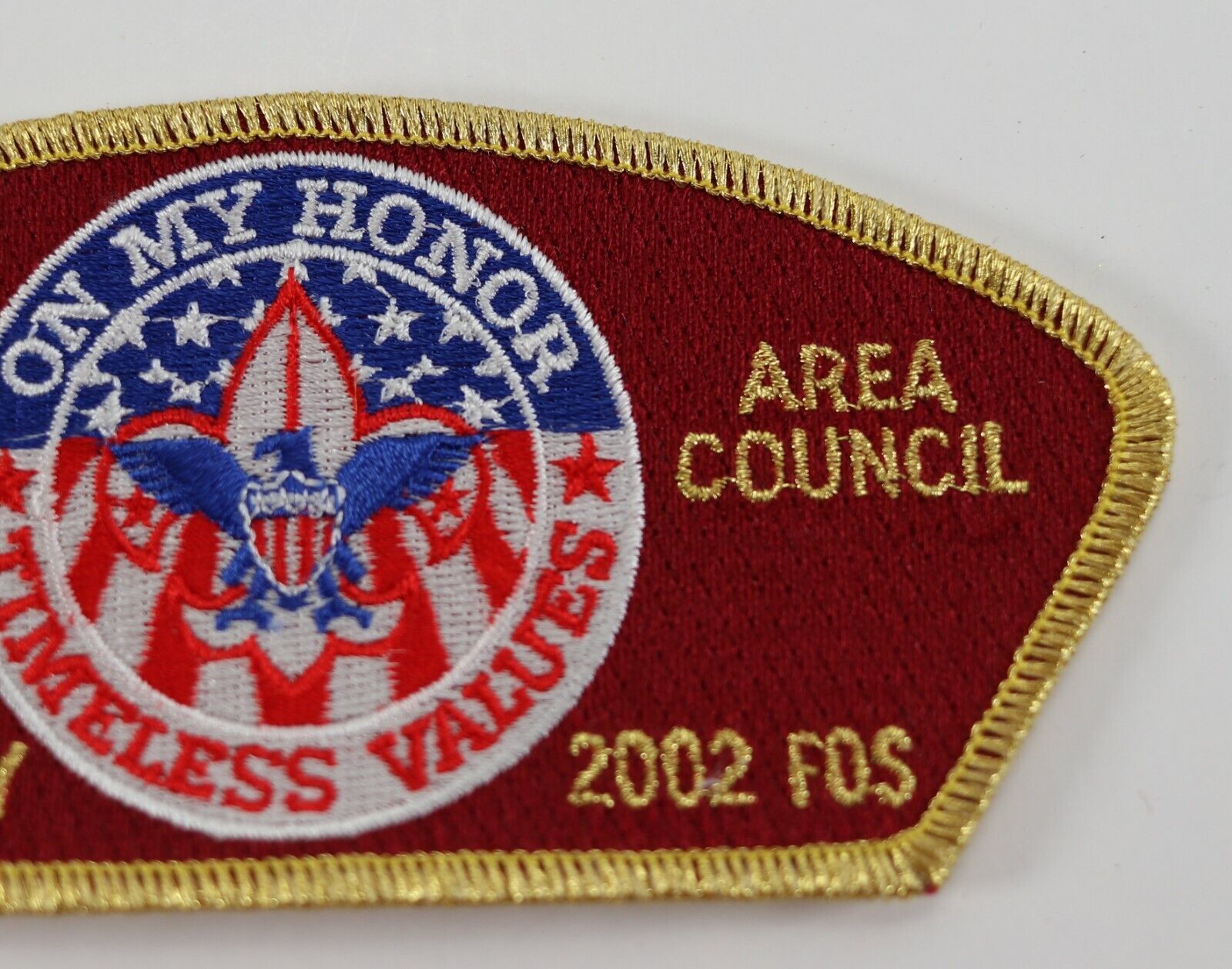 Vintage 2002 Sam Houston SHAC Friendly FOS BSA Boy Scout CSP Shoulder ...